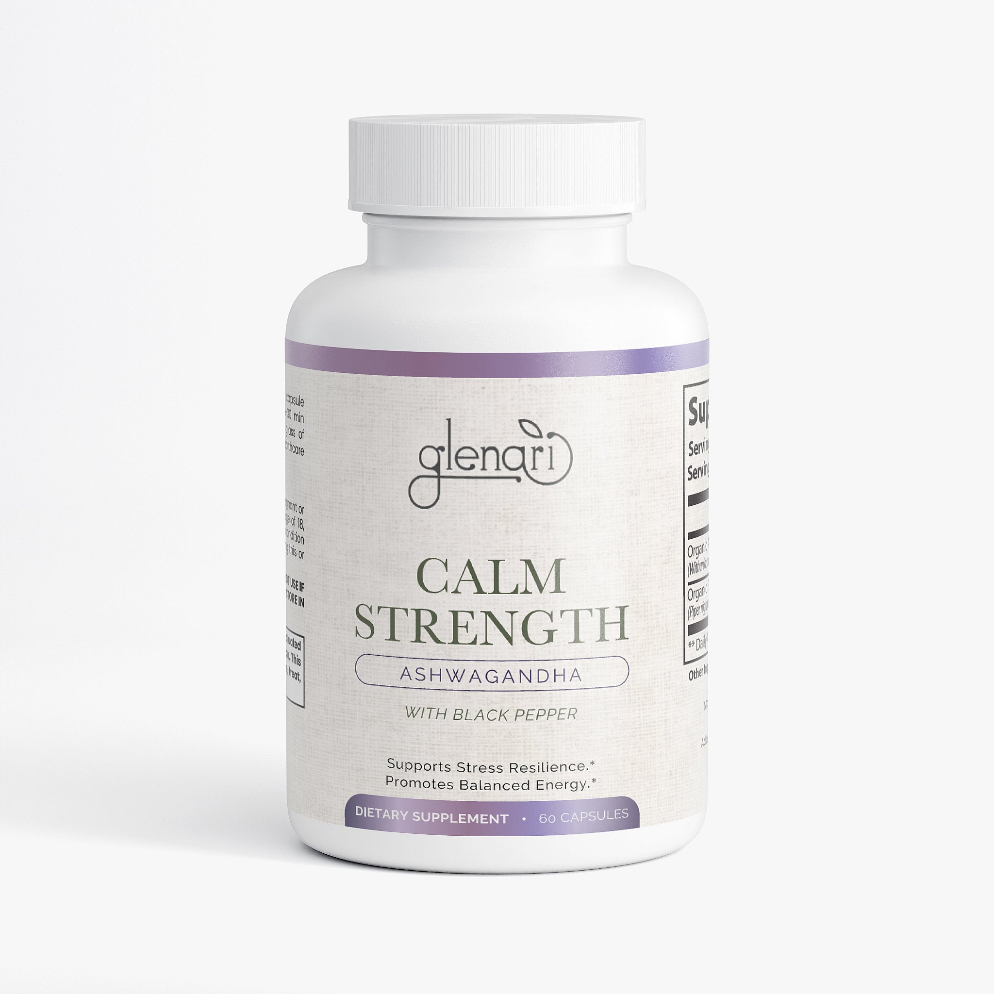 Calm Strength – Ashwagandha | Stress & Balance Support | Glenari – GLENARI
